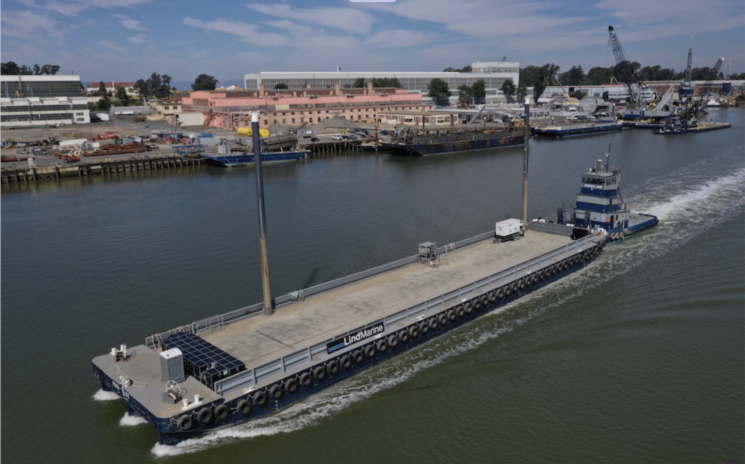 Marine Services: Tugs & Barge Services - Lind Marine